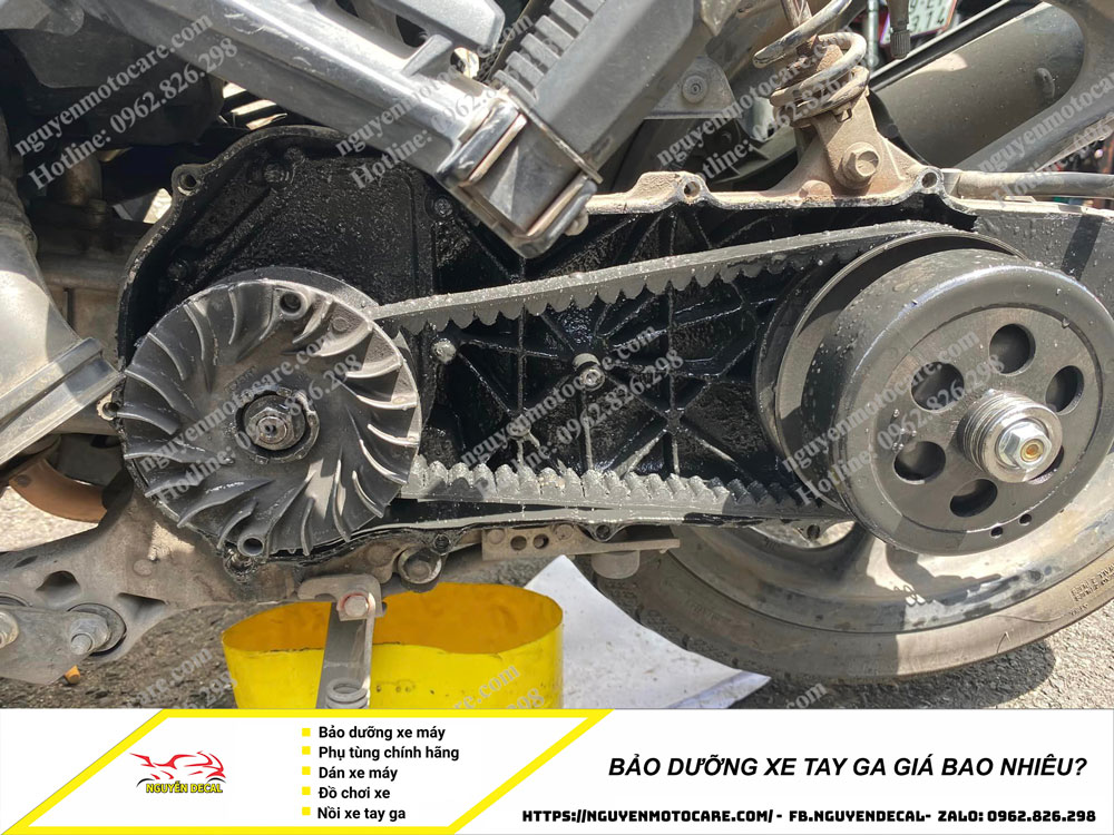 Tìm hiểu bảng giá bảo dưỡng xe tay ga tại Cửa hàng Nguyễn Motocare | Chợ Moto - Mua bán rao vặt ...